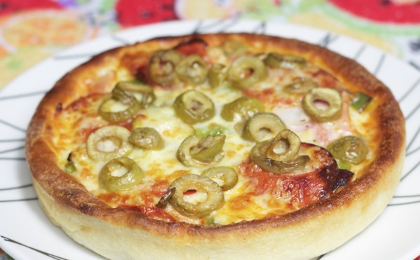 Receita de Pizza Hut (massa pan) - Ana Maria Brogui