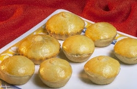 Receita de Empada três pingos - Ana Maria Brogui